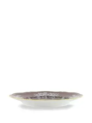 GINORI 1735 Oriente Floral-patterned Plate - Brown