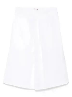 JIL SANDER Cotton Poplin Skirt