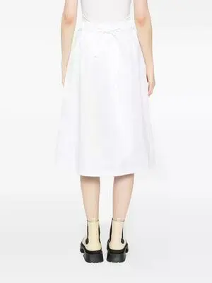 JIL SANDER Cotton Poplin Skirt