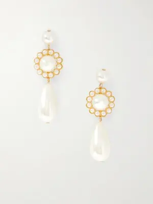 Jennifer Behr Faux Pearl Earrings