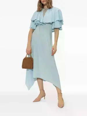 Stella McCartney Layered Semi-sheer Midi Dress