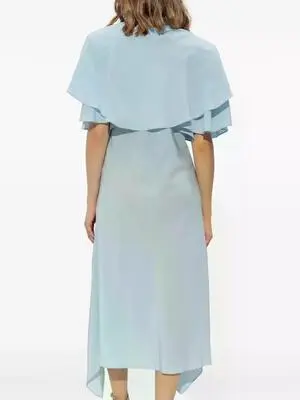 Stella McCartney Layered Semi-sheer Midi Dress