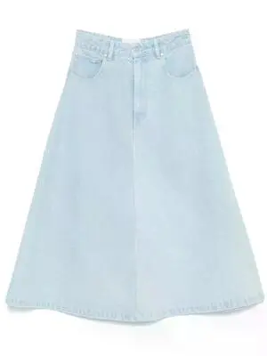 Nanushka Denim Midi Skirt