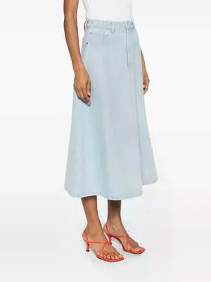 Nanushka Denim Midi Skirt