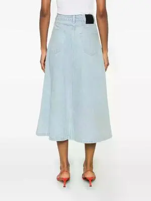 Nanushka Denim Midi Skirt
