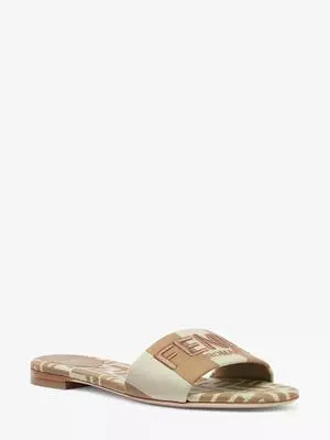 Fendi Signature Fabric Slides
