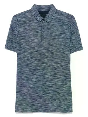 REMUS UOMO Mélange-effect Polo Shirt