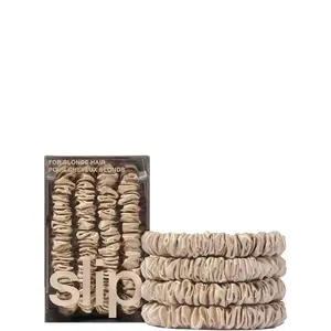 Slip Pure Silk Skinny Scrunchies - Blonde