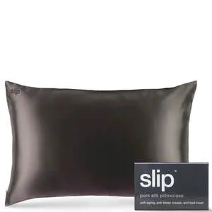 Slip Queen Silk Pillowcase Charcoal