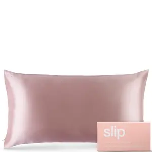 Slip King Size Silk Pillowcase Pink