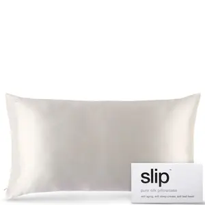 Slip King Size Silk Pillowcase White