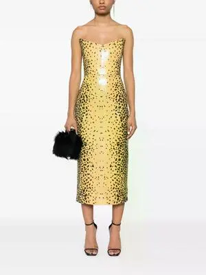 Alex Perry Strapless Maxi Dress