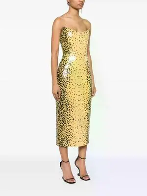 Alex Perry Strapless Maxi Dress