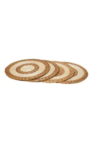 INDEGO AFRICA Natural Banana Leaf And Sisal Placemat - Brown