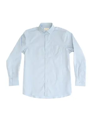 DAPPER BOI Essential Long Sleeve Shirt - Light Blue