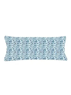 Anaya Chevron Velvet Pillow With Down Insert