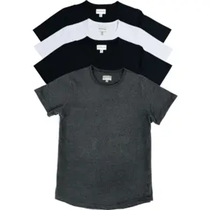 DAPPER BOI Drop-cut Crew Neck 4-pack 2.0 - Essential