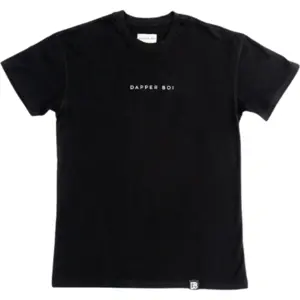 DAPPER BOI Essential Drop Shoulder Tee - Black