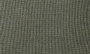 EDIKTED Georgina Waffle Knit Tube Top - Olive