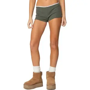 EDIKTED Georgina Waffle Stitch Shorts