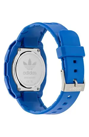 Adidas City Tech 4 Silicone Strap Watch - Blue