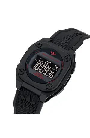 Adidas City Tech 4 Silicone Strap Watch