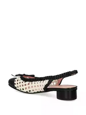 Pretty Ballerinas Odette Woven Slingback Pumps