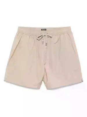 Zegna Drawstring Swim Shorts - Neutrals
