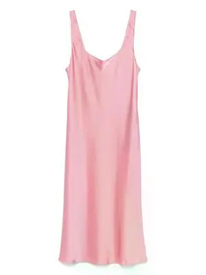 Ralph Lauren Satin Midi Dress