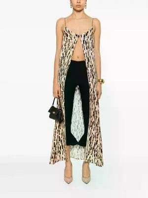 THE NINA STUDIO Animal-print Top