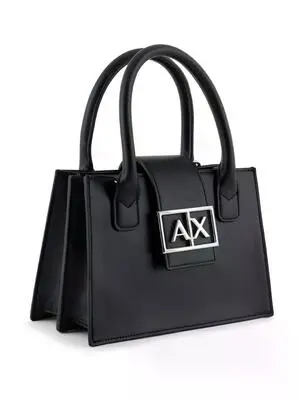 Armani Exchange Logo Appliqué Tote