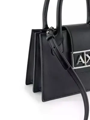 Armani Exchange Logo Appliqué Tote