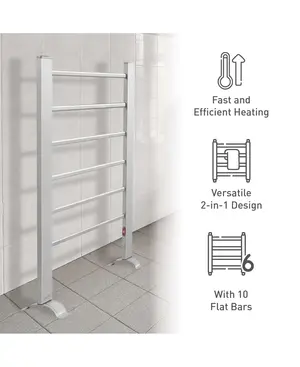 PURSONIC 6-bar Electric Towel Warmer