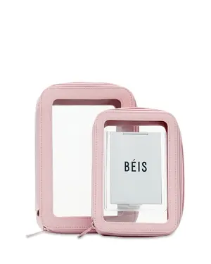 BEIS The In Flight Cosmetic Case - Atlas Pink