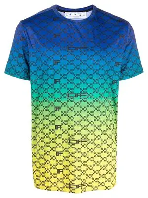 Off-White Iridescent All Over Arrows Monogram T-shirt