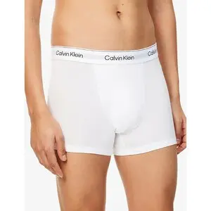 Calvin Klein Icon Relaxed-fit Stretch-cotton Trunks