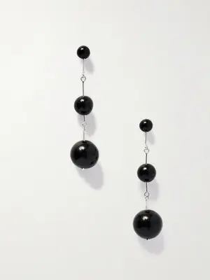 SOPHIE BUHAI Olive Onyx Dangle Earrings - Black