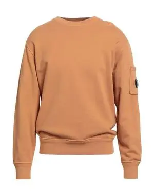 C.P. COMPANY Cotton French Terry Sweatshirt - Orange