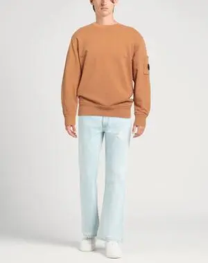 C.P. COMPANY Cotton French Terry Sweatshirt - Orange