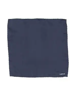 LANVIN LANVIN Silk Pocket Square Blue