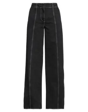 Sunnei High Waisted Wide Leg Jeans