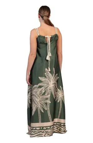 DIARRABLU Jwana Maxi Dress - Coria Olive