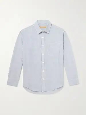 FRIZMWORKS Og Oversized Striped Cotton-blend Seersucker Shirt