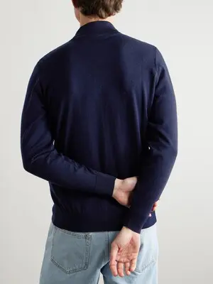 Thom Sweeney Cotton And Cashmere-blend Bomber Jacket