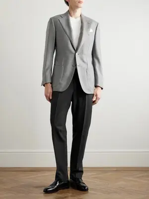 Thom Sweeney Wool-twill Blazer