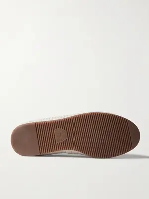 Mulo Leather Espadrilles - Blue
