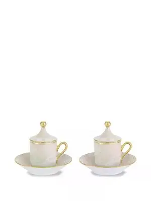 GINORI 1735 Oriente Italiano Coffee Set - Neutrals