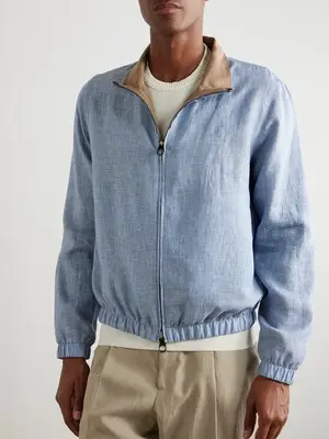 Loro Piana Linen Bomber Jacket