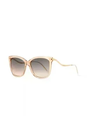JIMMY CHOO Steff Cat-eye Sunglasses - Neutrals