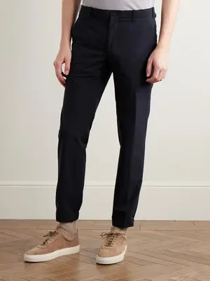SLOWEAR Teknosartorial Slim-fit Stretch-seersucker Trousers